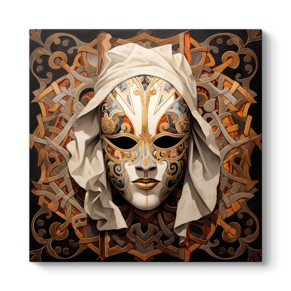 Gizemli Venedik Maskesi Tablosu - TabloShop