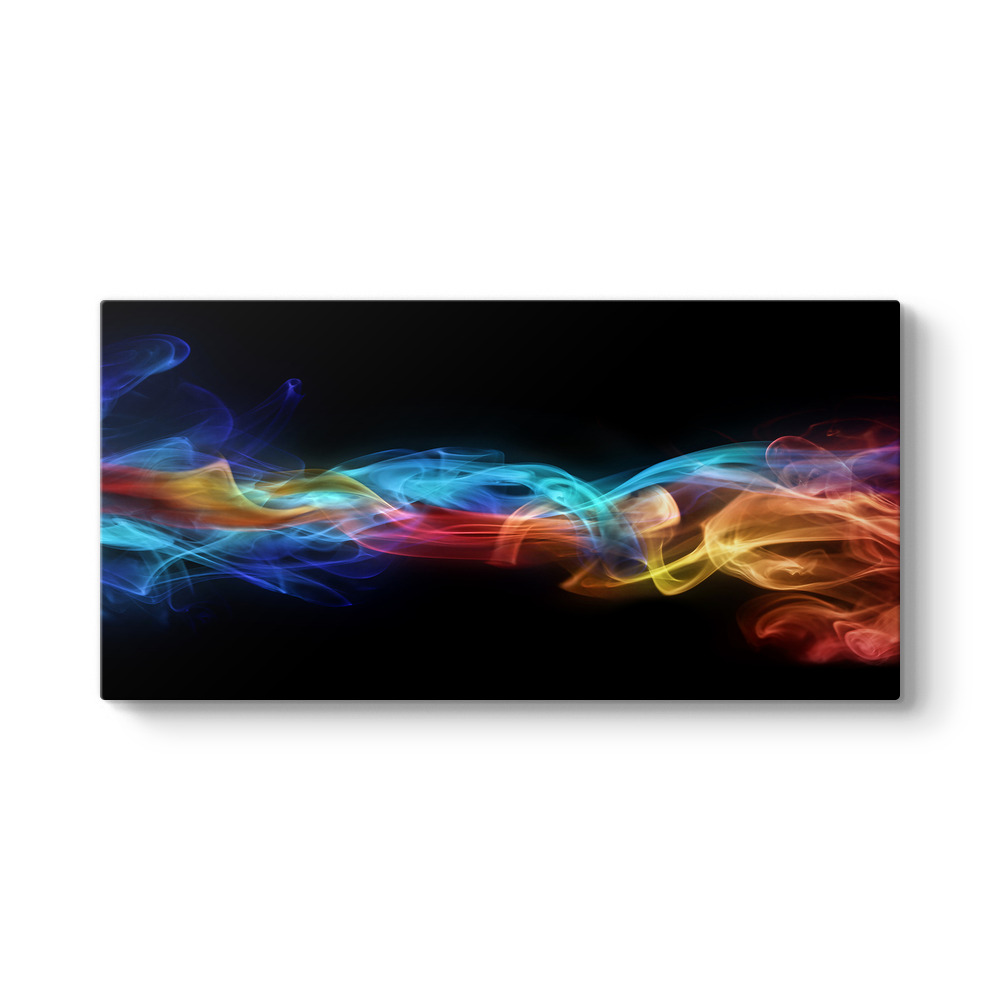 Color Smoke Panorama Tablo - TabloShop