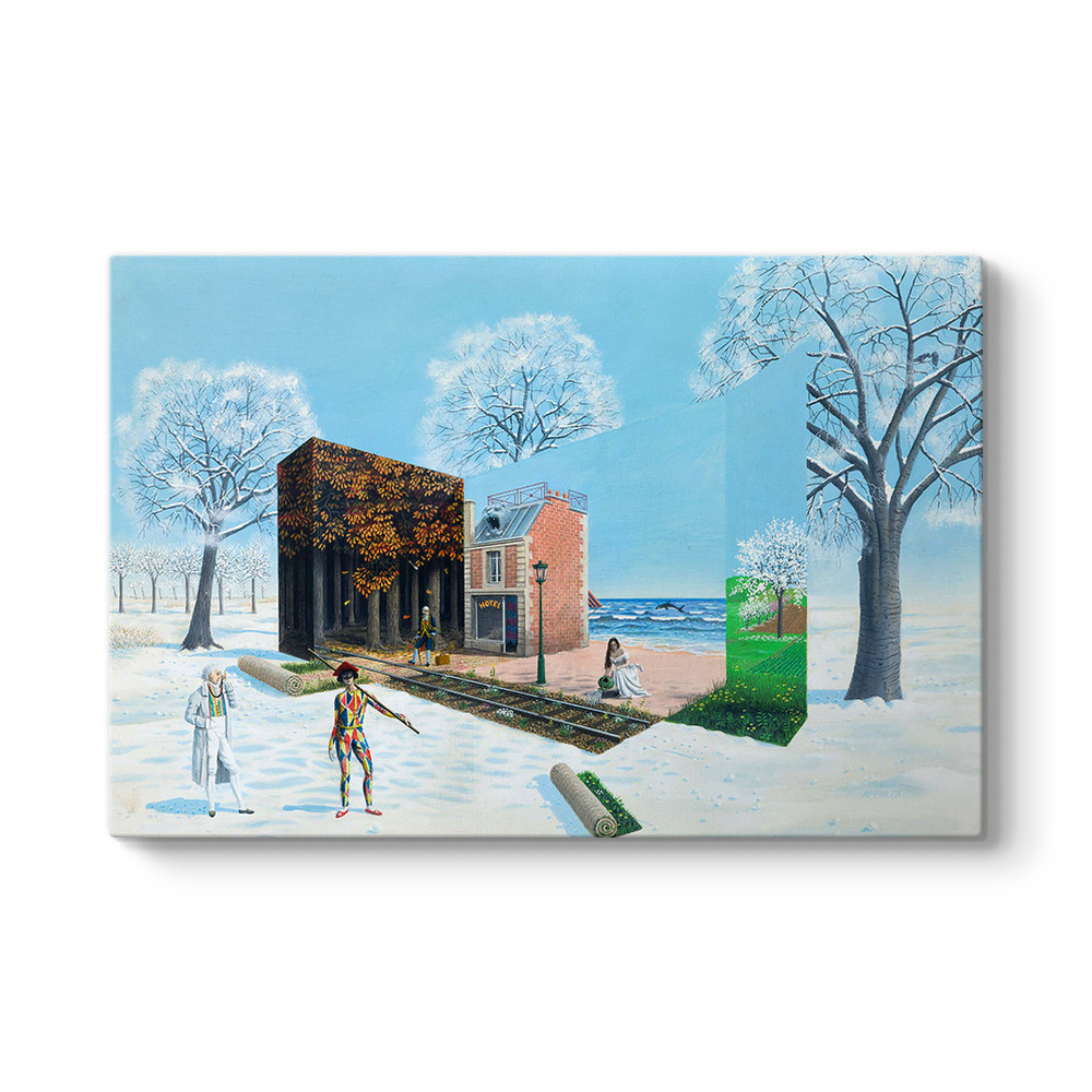 Dominique Appia - Les Quatre Saisons Tablosu - TabloShop