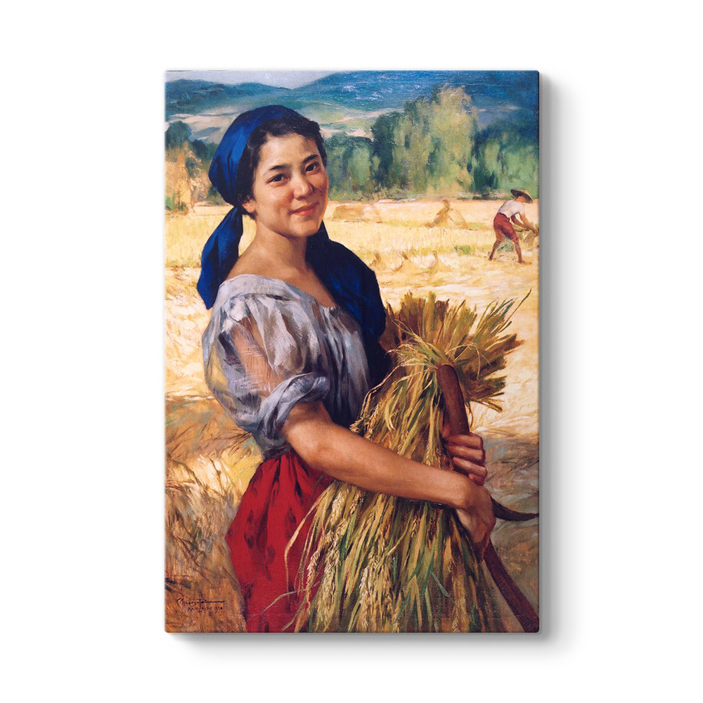 Fernando Amorsolo - Palay Maiden Tablosu - TabloShop