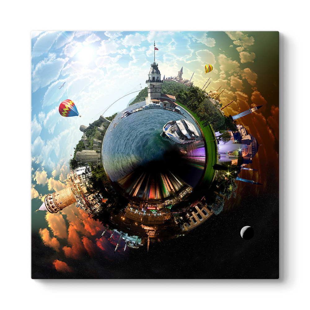 İstanbul 360 Panorama Tablosu - TabloShop