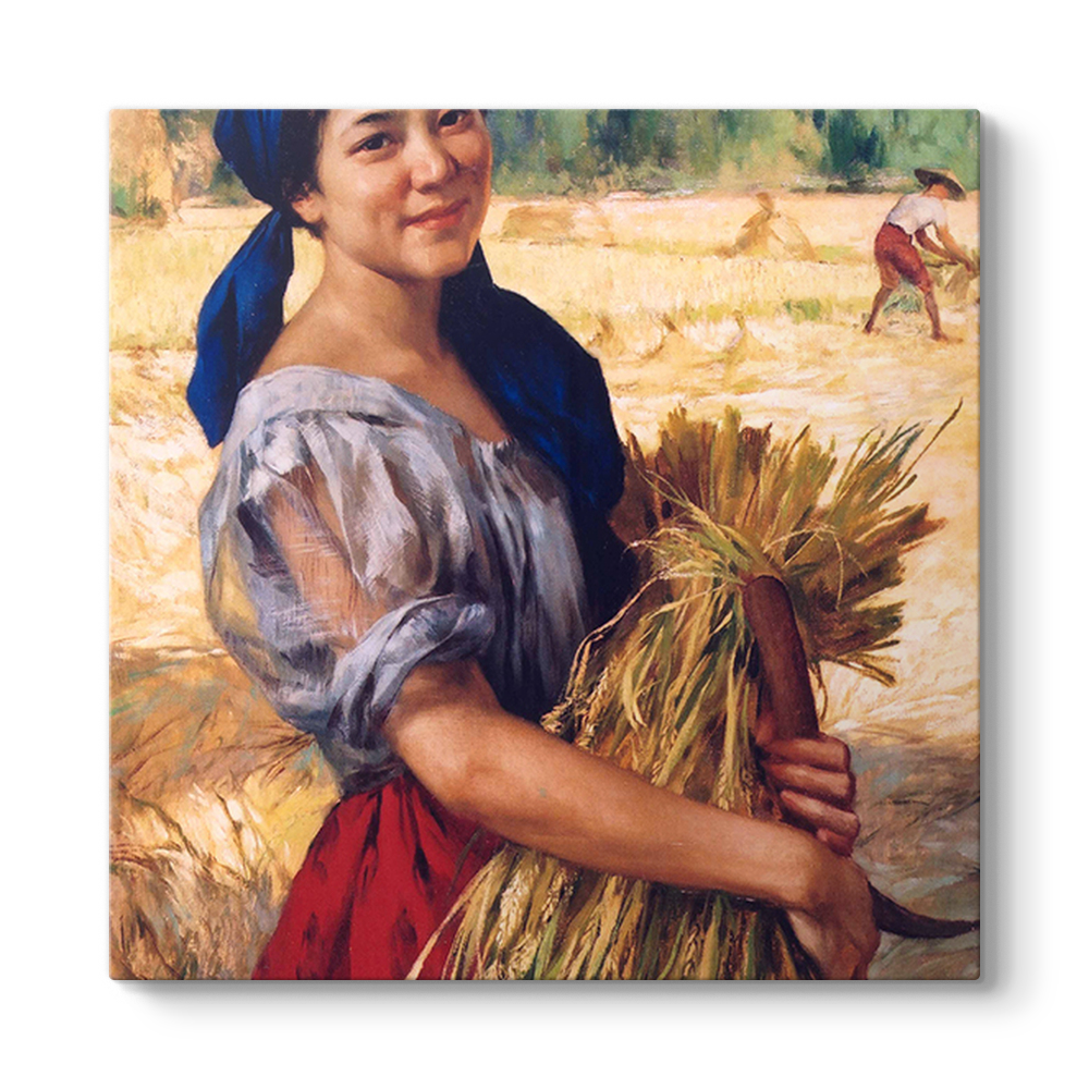 Fernando Amorsolo - Palay Maiden Tablosu