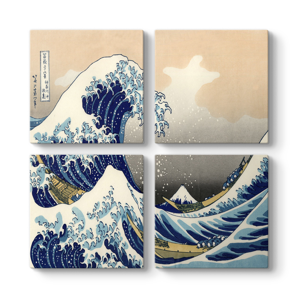 Ando Hiroshige - Wave Of Kanagawa Tablosu